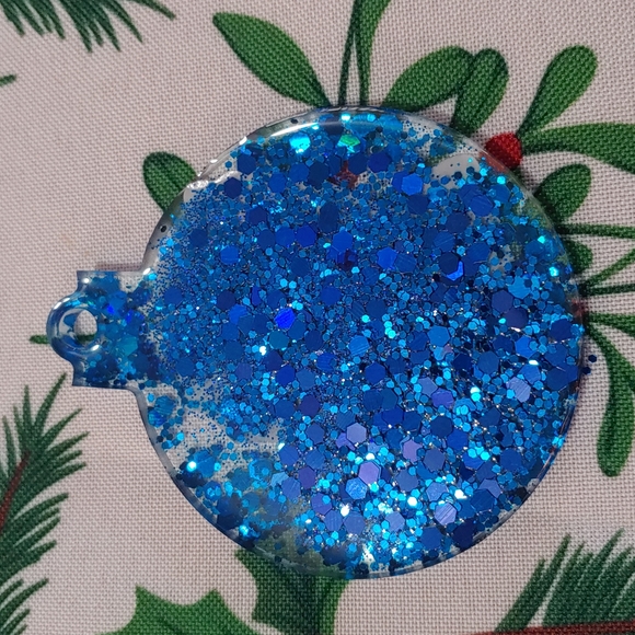 Unbranded Holiday All Might My Hero Academia Resin Blue Glitter Ornament Poshmark